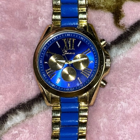 Geneva | Accessories | Mens Stunning Geneva Stainless Steel Watch ...
